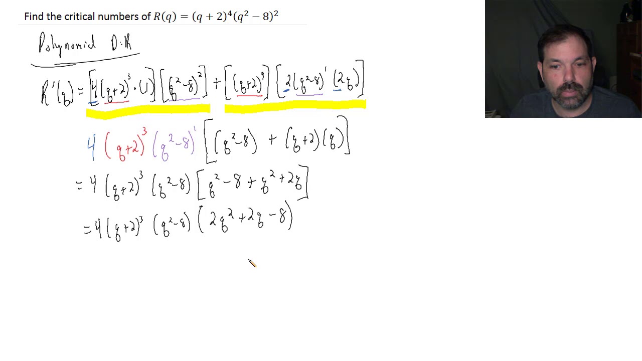 Critical Numbers Example 2 - YouTube