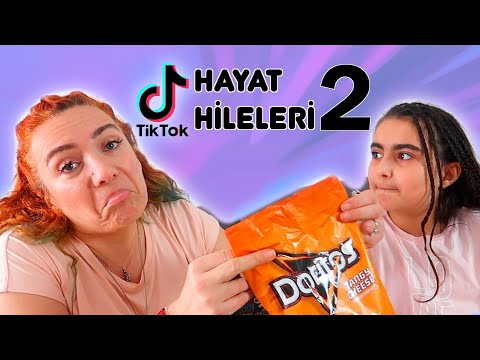 TikTok HAYAT HİLELERİ DENEDİK 2 | Umikids Evde Aktivite