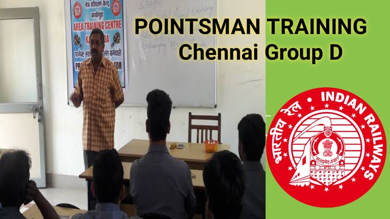 Pointsman Training | Chennai Zone Rrc | Group D Chennai | Indian ...