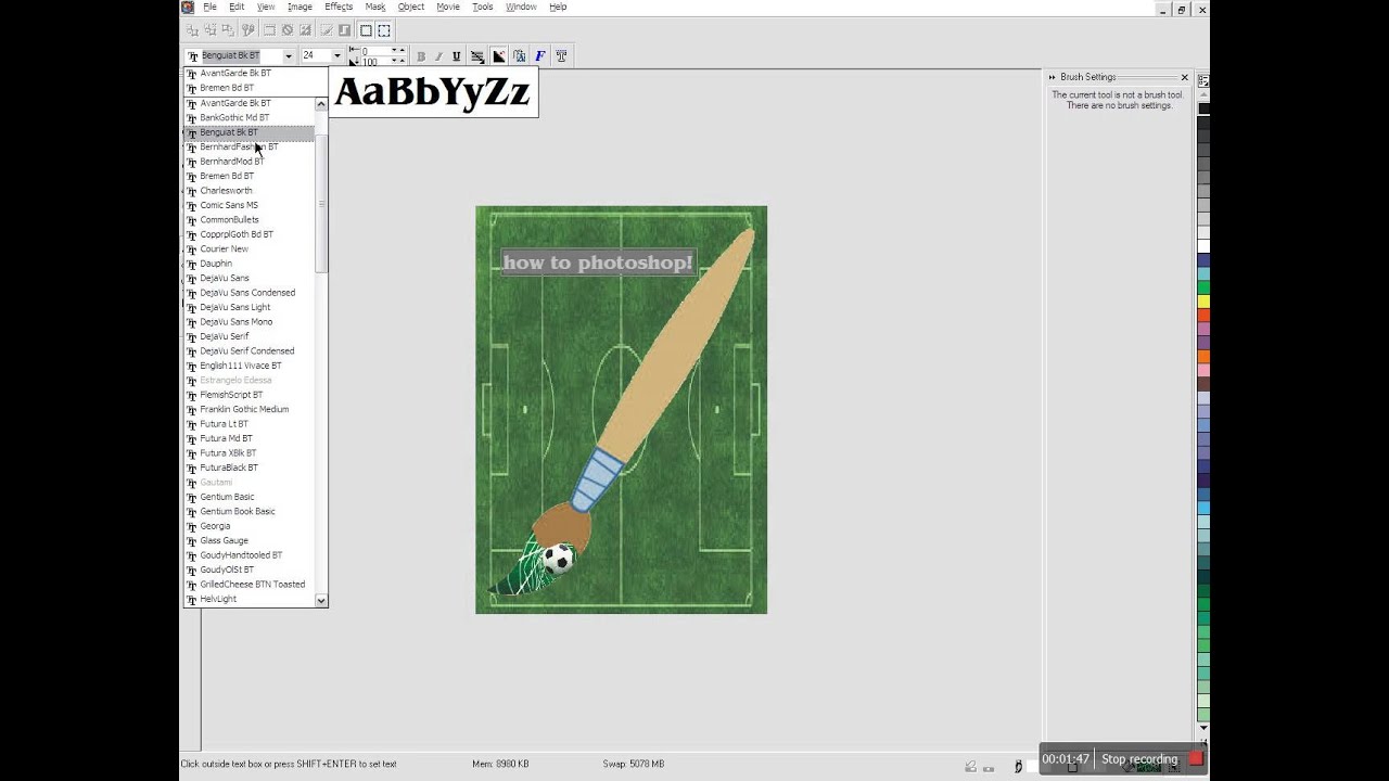 how ton make icons in corel photo-paint 10 - YouTube