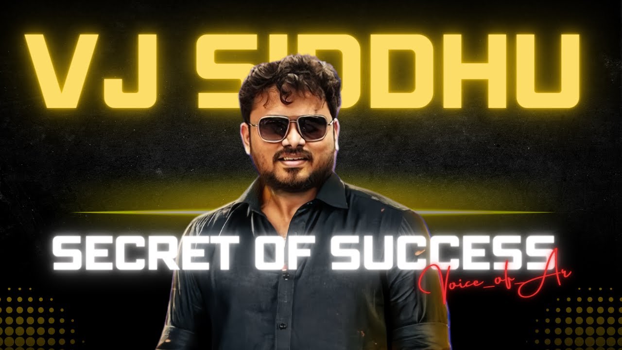 VJ SIDDHU வெற்றிக்குப்பின் இருக்கும் 2 ரகசியம்.! | INSPIRING JOURNEY⚡ ...