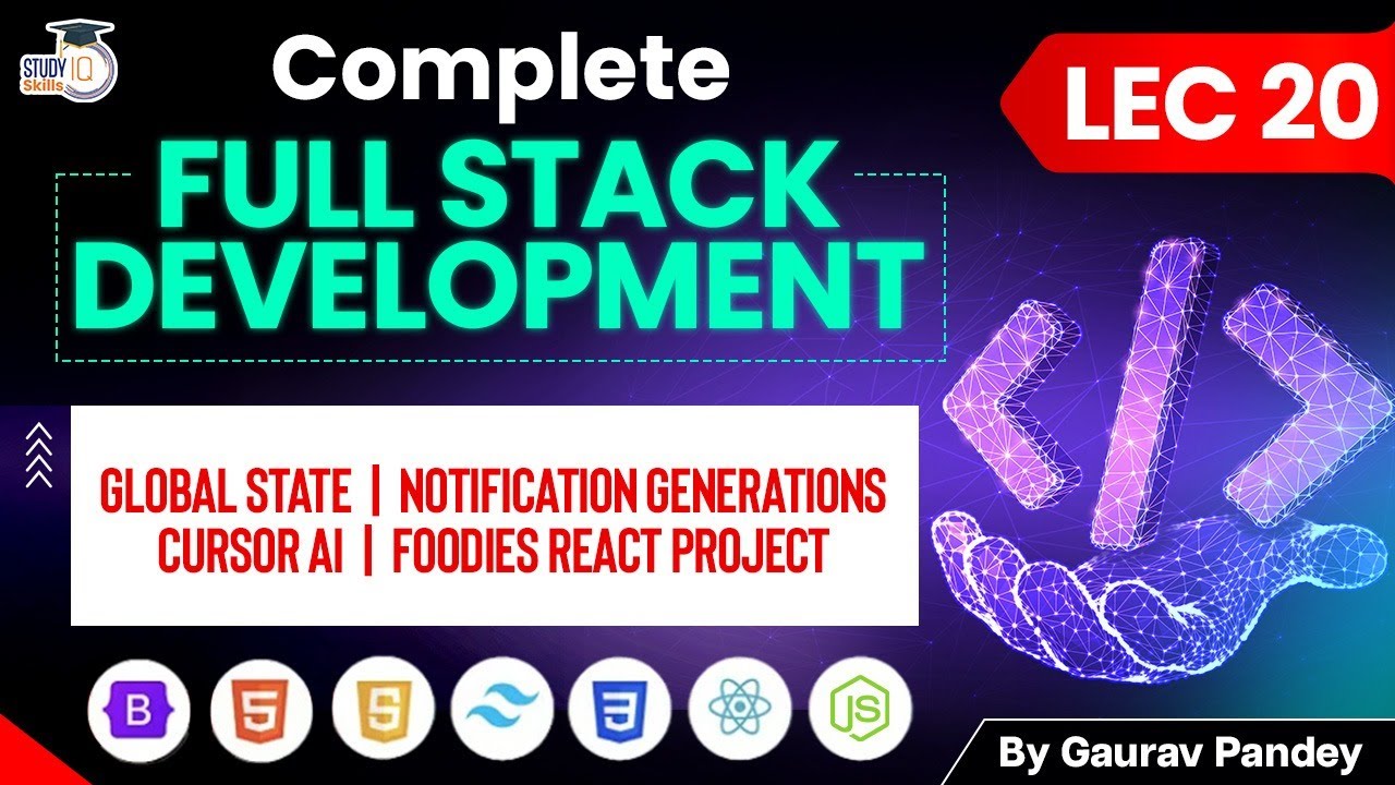 React useContext Explained: Notification Alerts, Cursor AI & Foodies Project Tutorial - YouTube