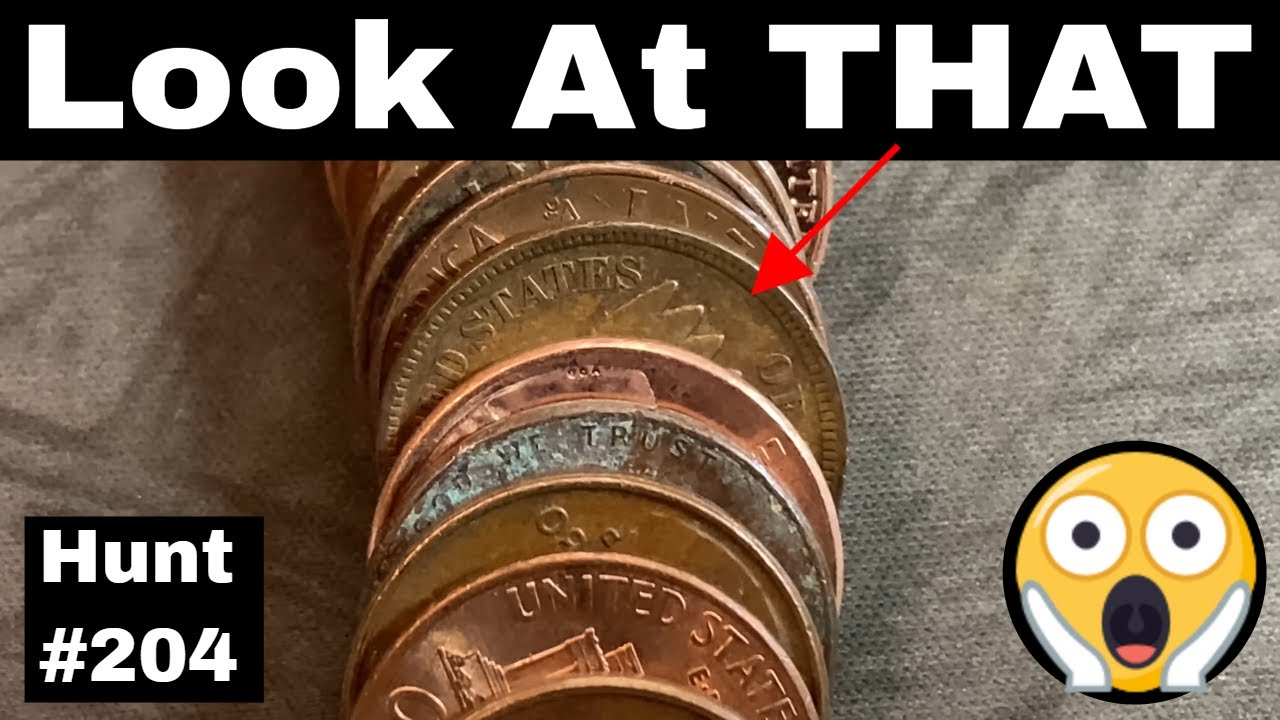 Rare Pennies Found Coin Roll Hunting - Penny Hunt and Fill 204 - YouTube
