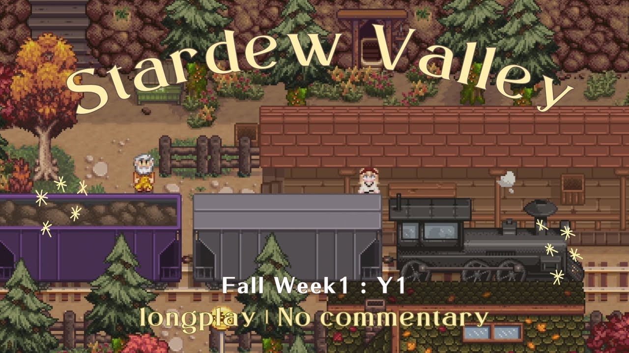 Autumn farm work - Fall Week 1 🍂 Year 1 | Stardew Valley Relaxing ...