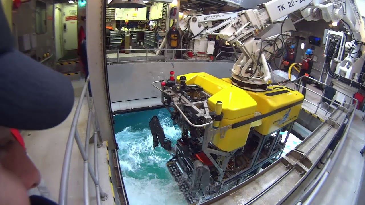 ROV Launch and Recovery Ops - YouTube