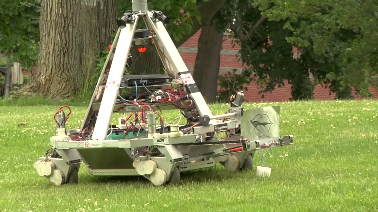 NASA 360 Presents Kicking Bot, Taking Samples - YouTube