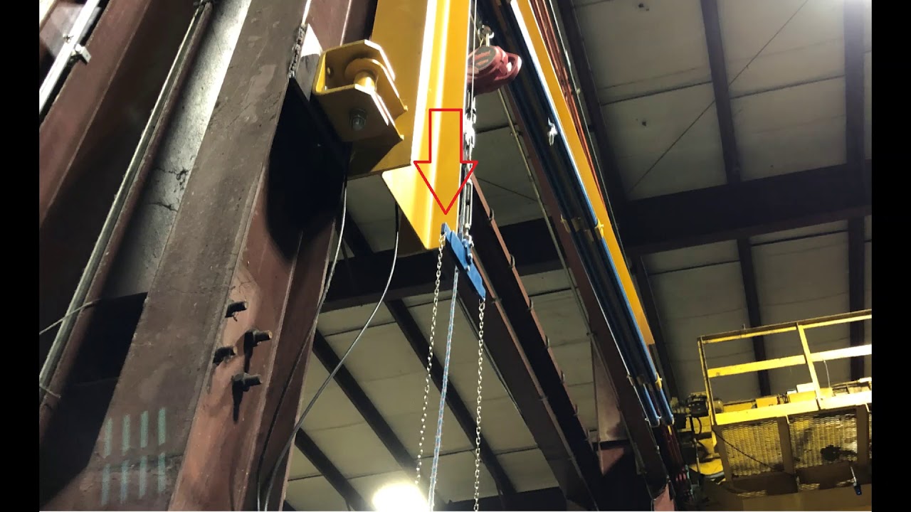 Gorbel Tether Track Swing-Arm Fall Protection - YouTube