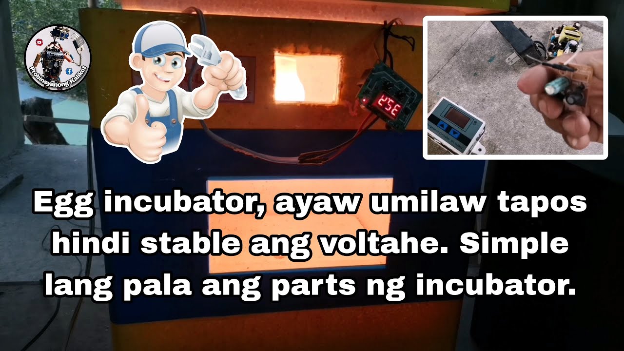 Egg incubator, ayaw umilaw tapos hindi stable ang voltahe. Simple lang ...