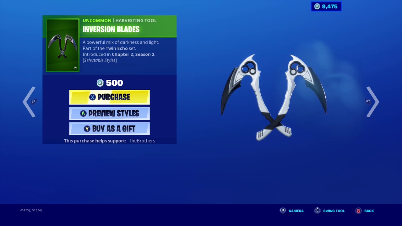 *NEW* INVERSION BLADES PICKAXES IN FORTNITE! (DUAL-WIELDING) - YouTube
