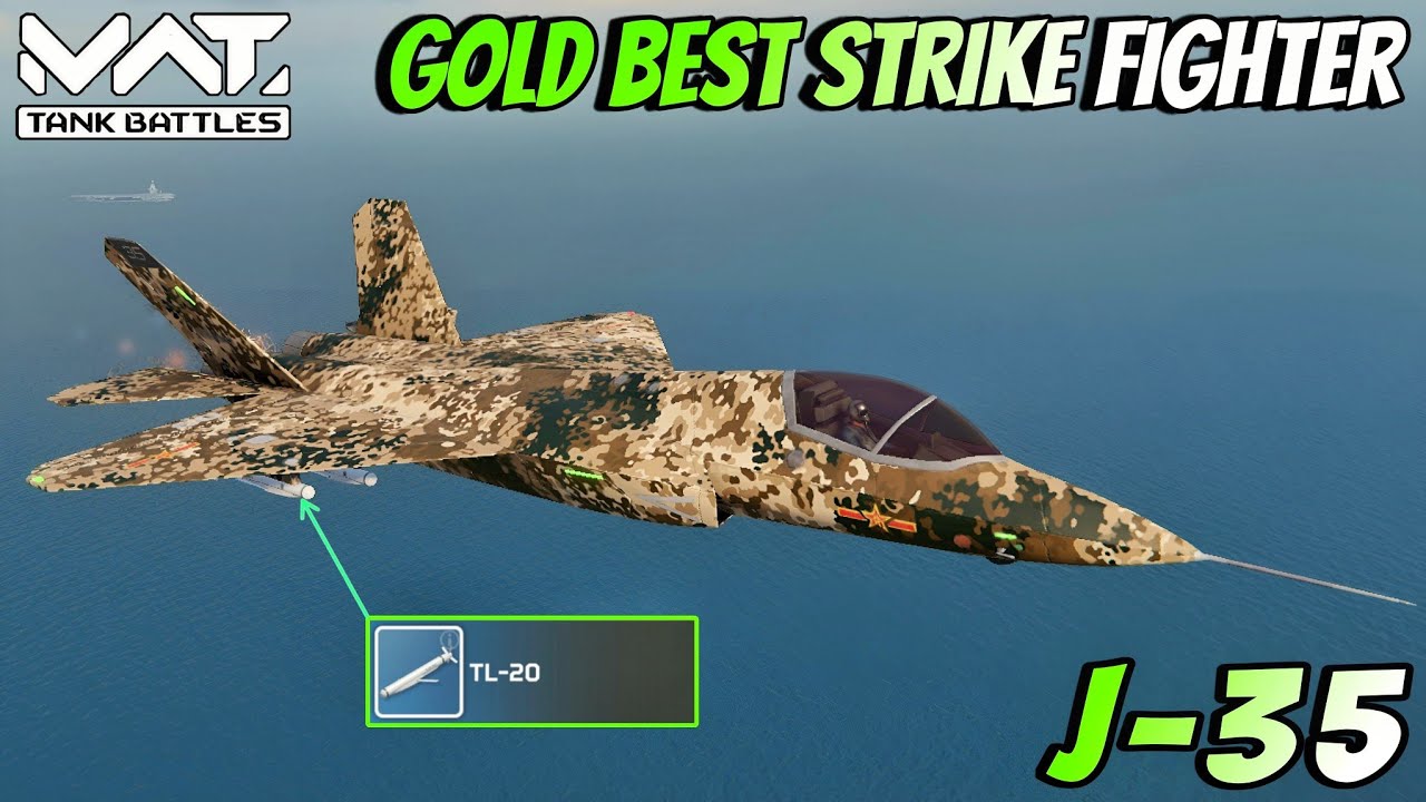 J-35 - Tier 4 Strike Fighter 🔥 Like a Silent Killer ☠️ MWT : TANK ...