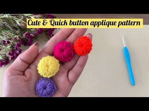 Cute and Quick Irish button applique pattern - YouTube