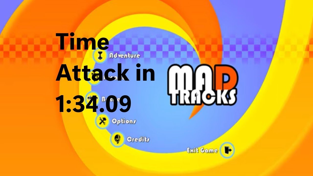 (Outdated)Mad Tracks Speedrun: Time Attack 1:34.09(Adventure) - YouTube