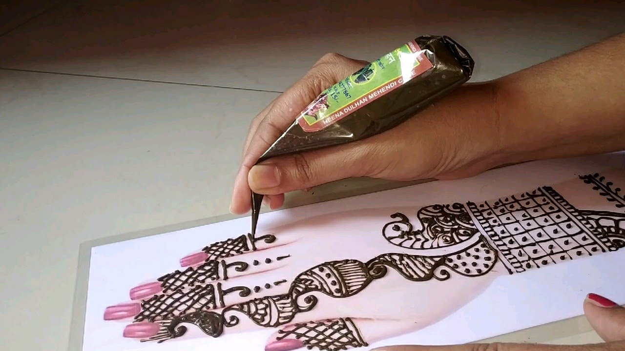 Simple mehedi design #simplemehendi #simplemehendidesign # ...