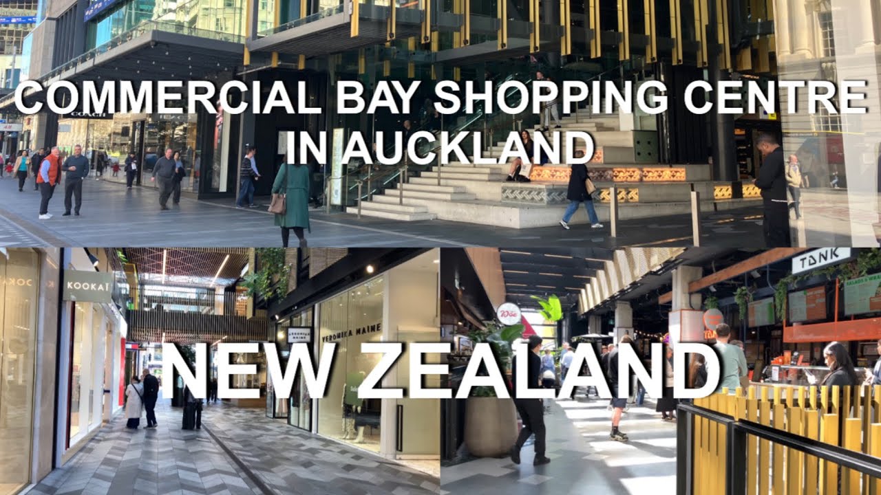 Commercial Bay Shopping Centre in Auckland | 4K | Auckland | North ...