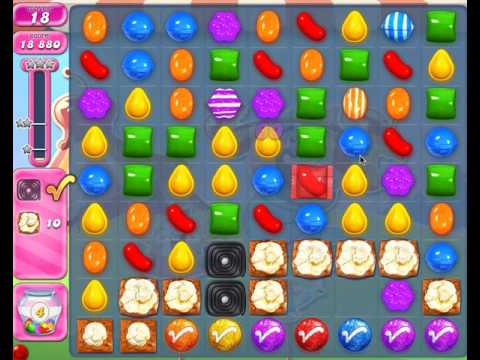 candy crush saga level 1805 no boosters - YouTube