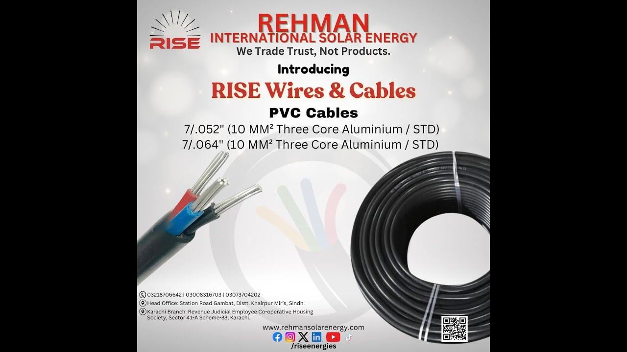 RISE PVC and Copper Cable. - YouTube