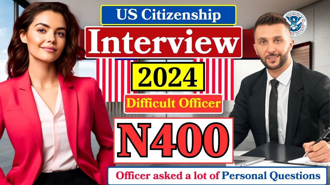 Real Interview of US Citizenship 2024 & Oath Ceremony - N400 ...