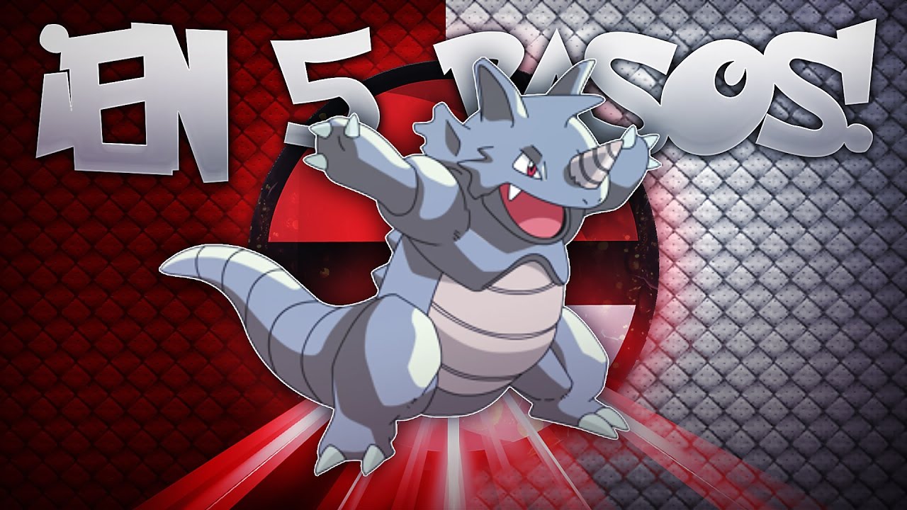 POKÉMON: ¡RHYDON EN 5 PASOS! - YouTube