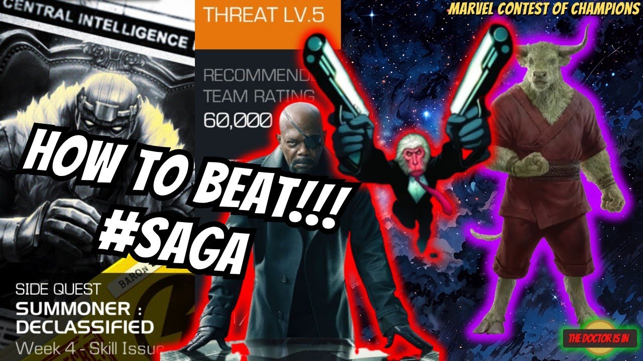How To Beat MCOC Side Quest Summoner Declassified Week 4 - Skill Issue ...