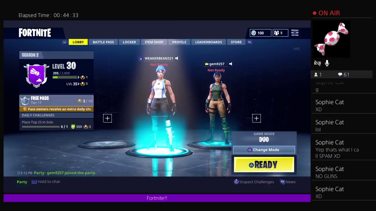 Fortnite challenges with prism psychic - YouTube