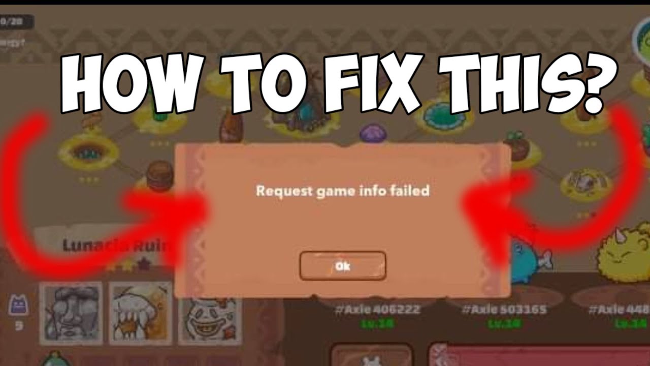 HOW TO FIX REQUEST GAME INTO FAILED? (AXIE INFINITY) - YouTube