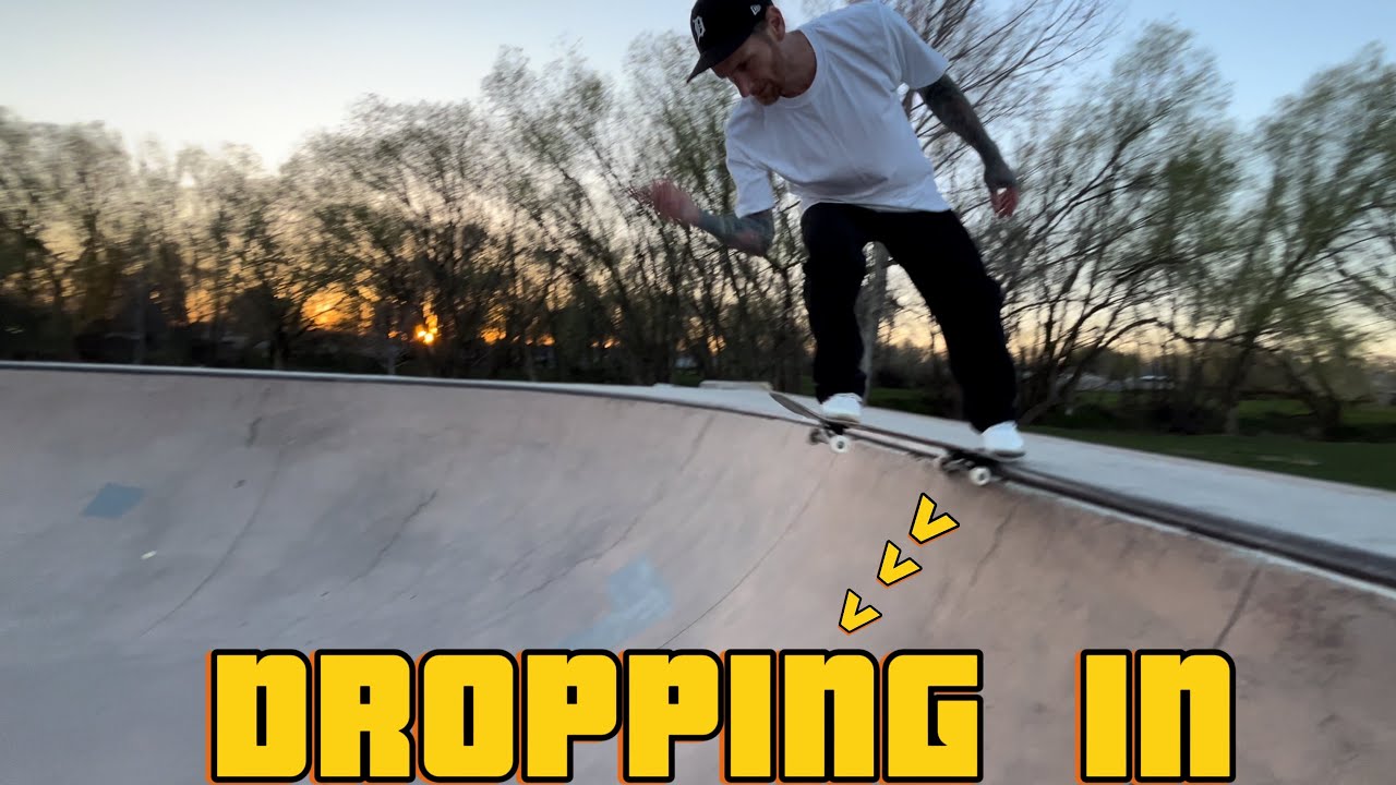 How to EASILY learn to drop in - YouTube