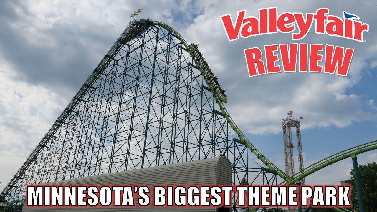 Valleyfair Review, Cedar Fair | Minnesota's Biggest Theme Park - YouTube