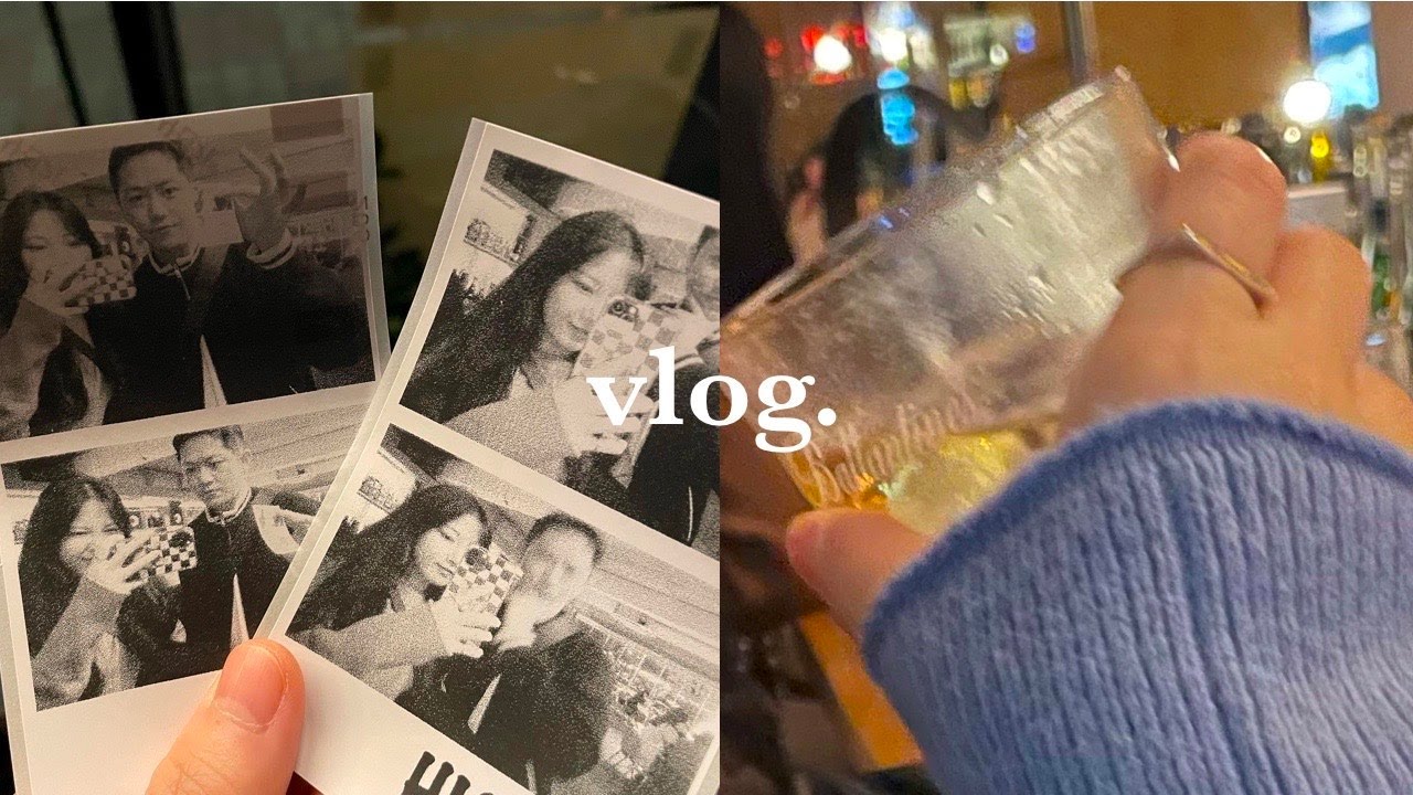 30대 직장인 브이로그 일상 브이로그 출근룩 데일리룩 가을 겨울 옷 언박싱던스트 로라로라 닉앤니콜 위스키 바 데이트히비키 몽키숄더 갈마동