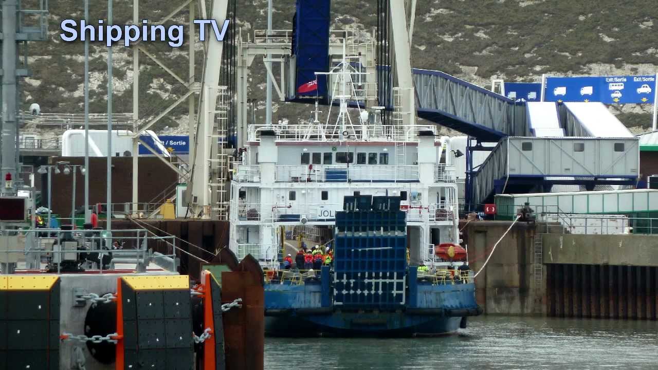 Live-animal export ship Joline back at sea - YouTube