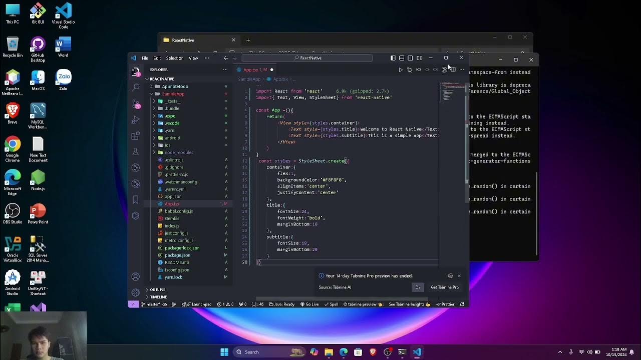 Cài đặt Android Studio,Create new Project-Tạ Tương Mạnh -20220195 - YouTube
