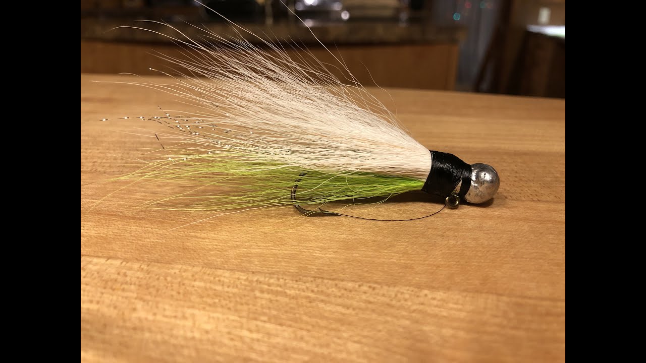Tying a Dolly Jig (or Weighted Bucktail) to catch monster Bull Trout ...