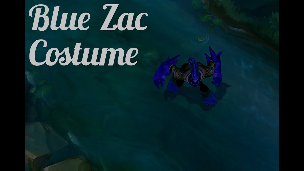 Blue Zac Costume - League of legends - YouTube