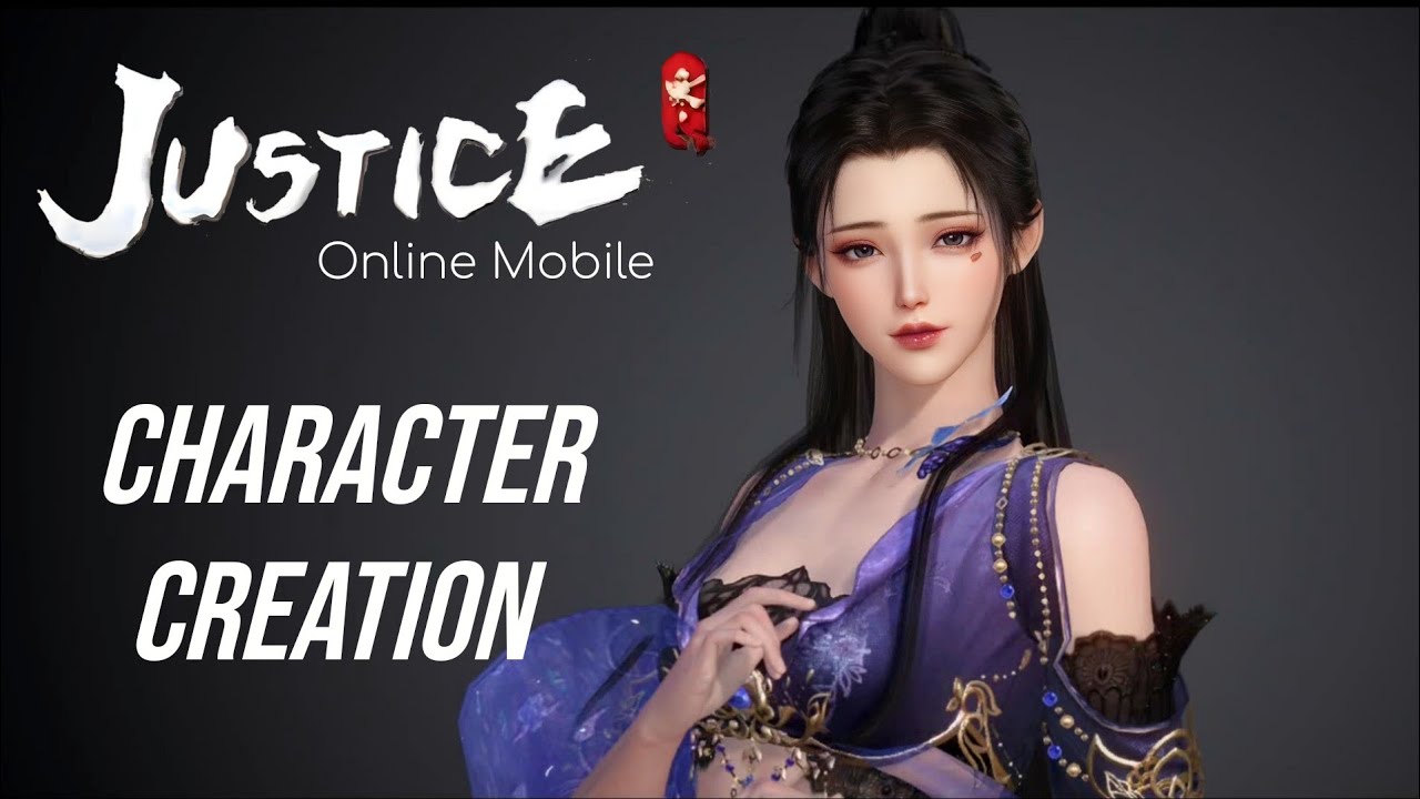 Justice Online Mobile - Playable Characters Creation - YouTube