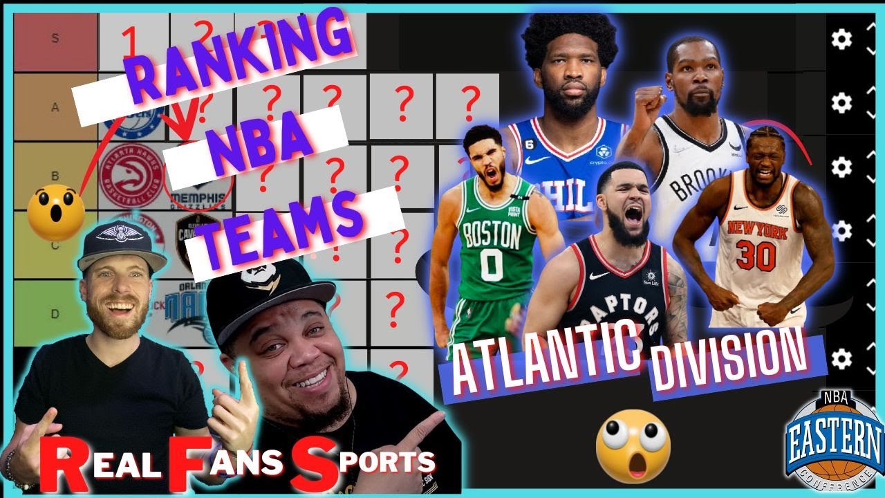 RANKING EVERY NBA TEAM (ATLANTIC DIVISION) TIER LIST | 2022-20223 ...