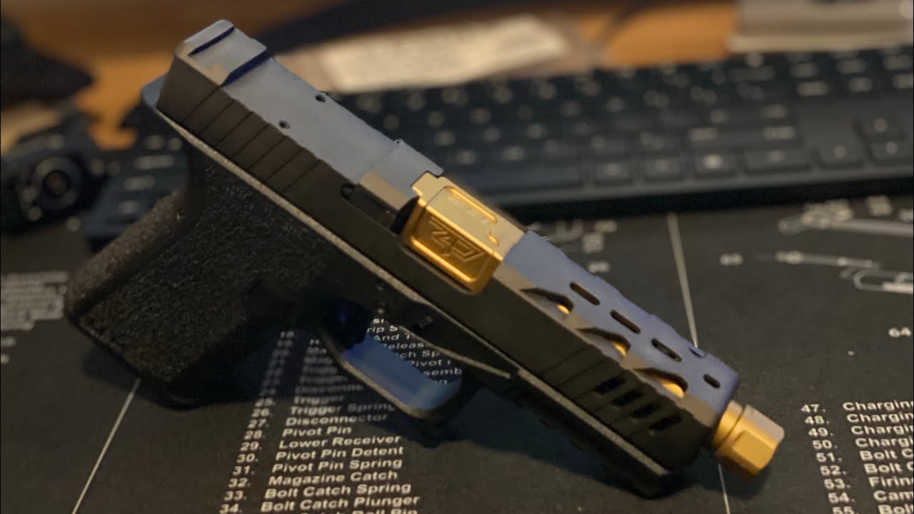 Dad and son p80 glock 19 Build in 19min - YouTube