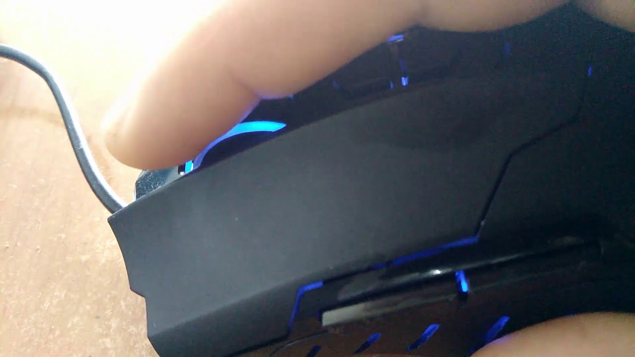 PICTEK gaming mouse squeaky wheel - YouTube