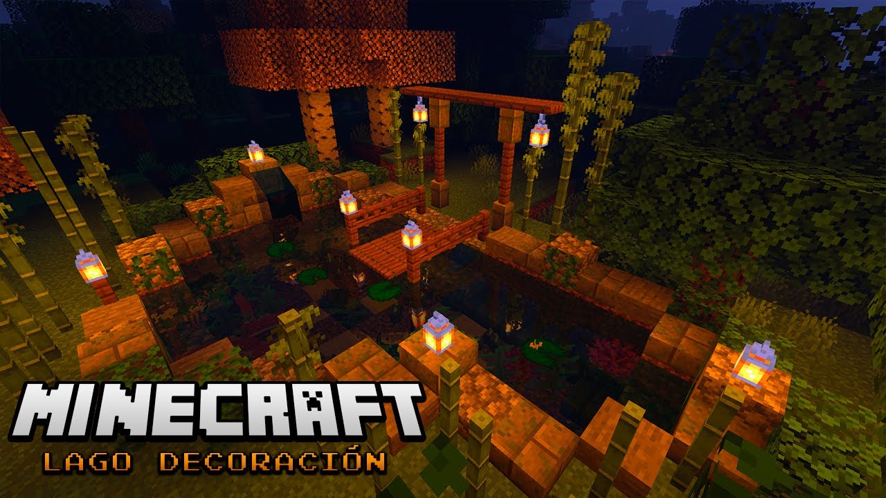 Minecraft: Lago Decoración - YouTube