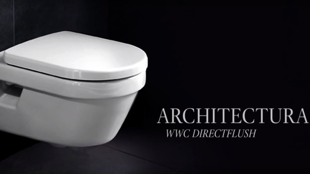 Обзор безободкового унитаза Villeroy & Boch Architectura - YouTube