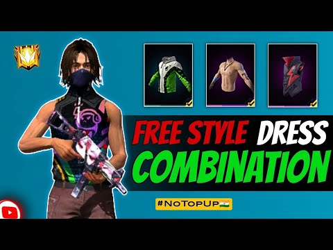 5 New FreeStyle Dress Up Combination😰Free Fire Dress Combination || # ...