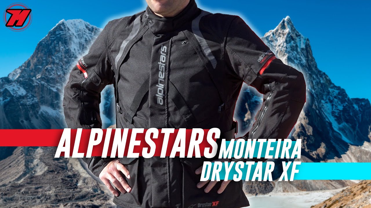 Review CHAQUETA ALPINESTARS Monteira Drystar XF, resistente y TOURING 🌧 ...