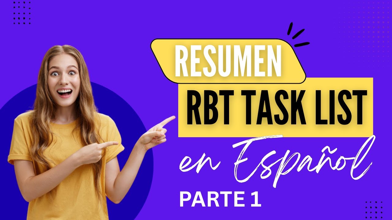 Repasos para el Board de RBT-Resumen del Task List - YouTube