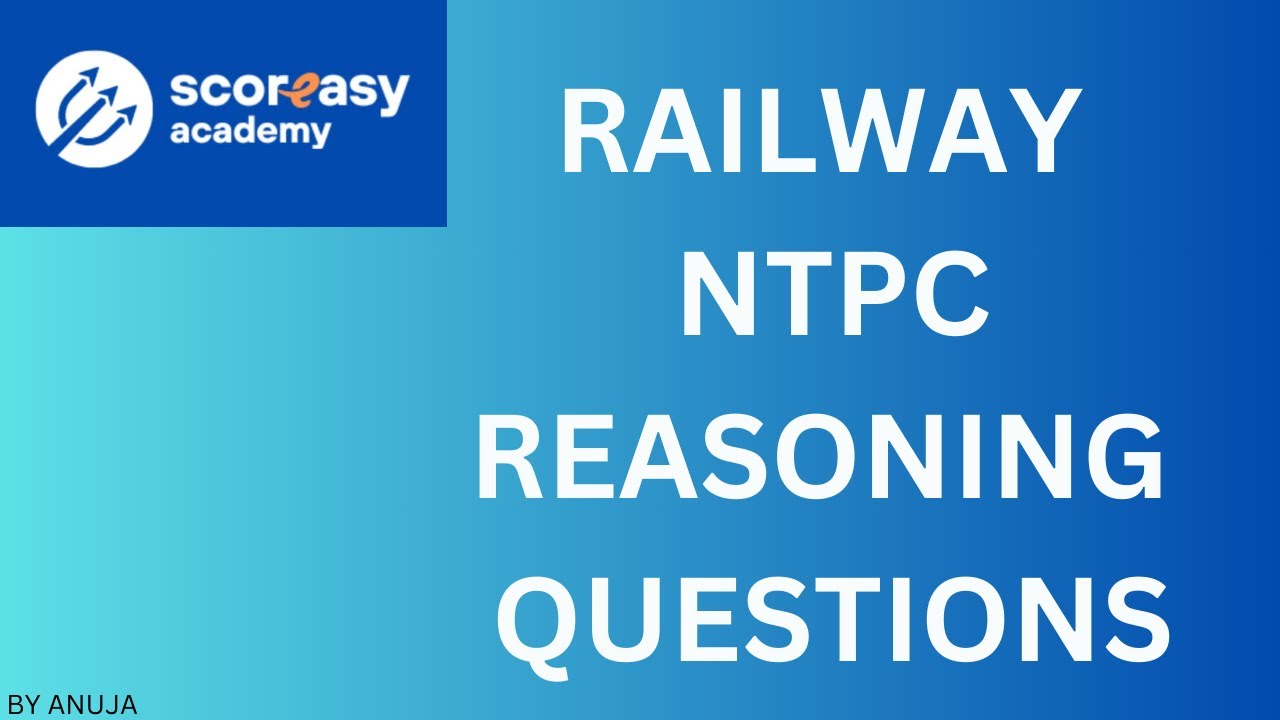 RAILWAY NTPC MEMORY BASED REASONING QUESTIONS - YouTube