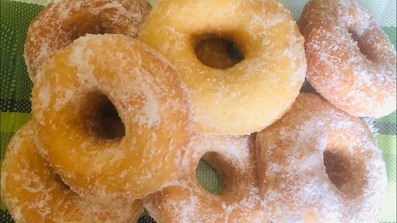 Homemade donuts 🍩 (easy recipe) - YouTube