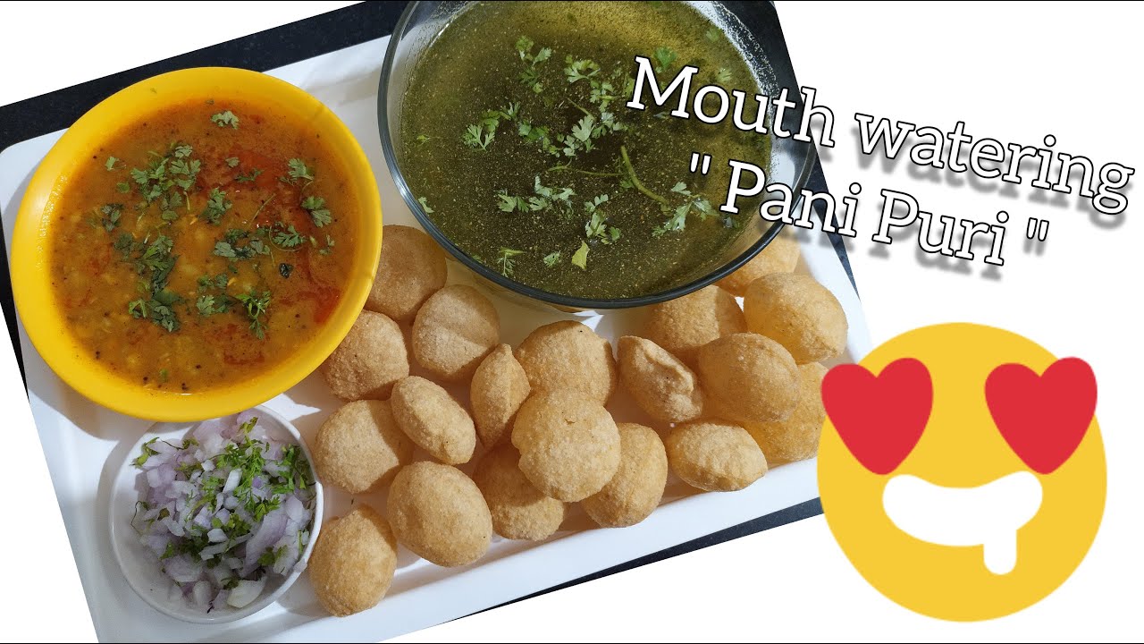"Pani Puri" Delicious and mouth watering recipe | पानी पूरी | The ...