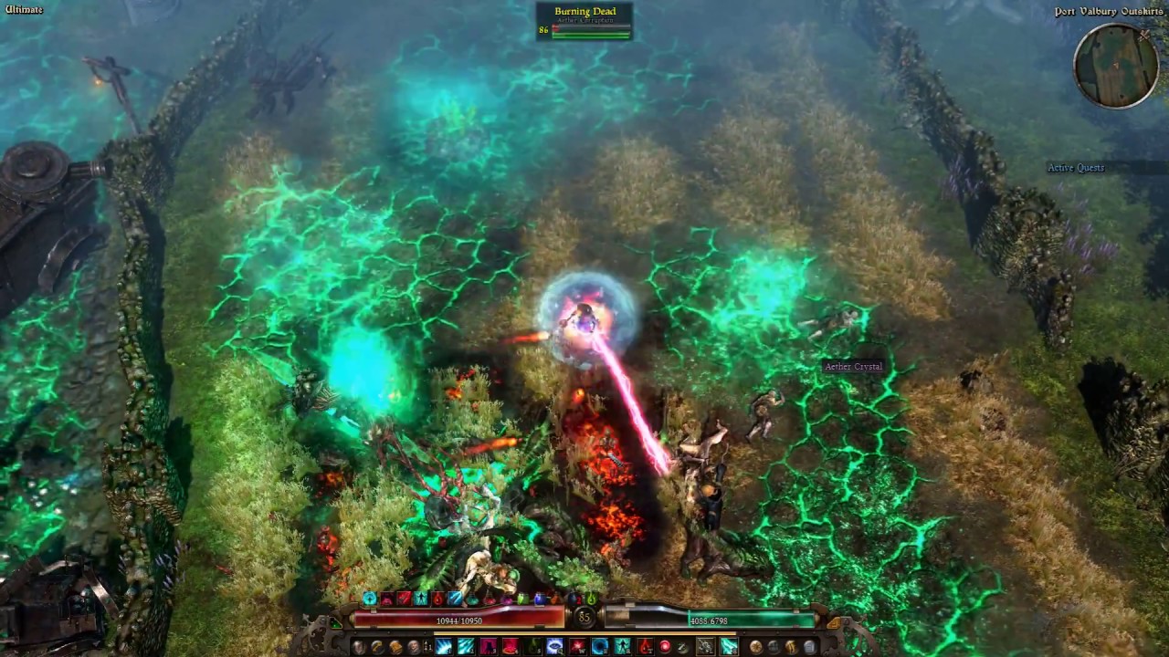 Grim Dawn - Warlock, Ultimate Difficulty, Port Valbury run - YouTube