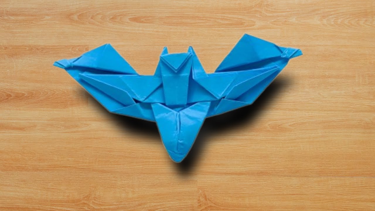 Amazing Origami Batman Boomerang Tutorial for Beginners - YouTube