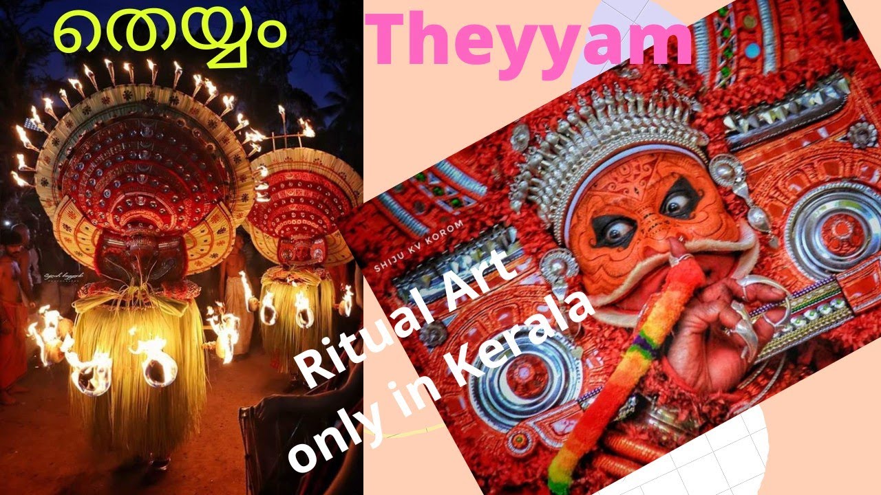 Bhadrakali Theyyam Thottam Kannur Malabar / Theyyam Rituals Kerala ...