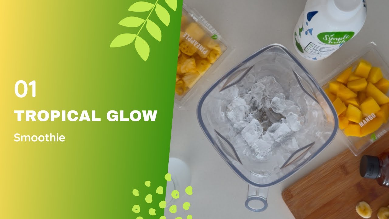 Tropical Glow Smoothie 🌴🍍 | Easy, Refreshing Recipe for Energy ...