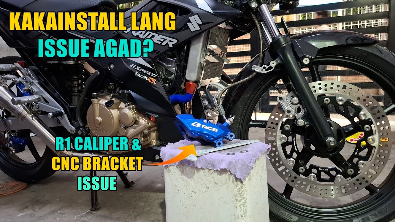 KAKAINSTALL LANG NA R1 CALIPER DAMAGE AGAD | RAIDER 150 FI | KAMBYO ...