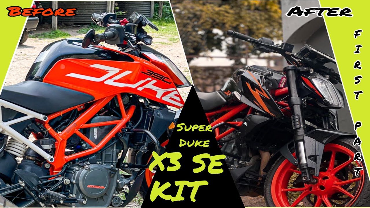 Duke 390 Modified | Super Duke look & X3 SE Kit | 1p in siliguri ...